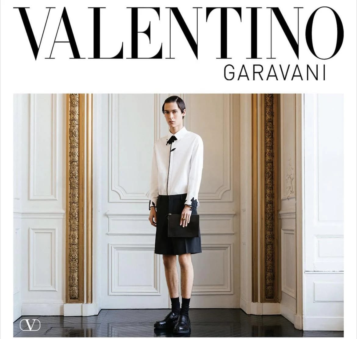 Gender-blurring in Valentino Garavani, Italian fashion designer ...